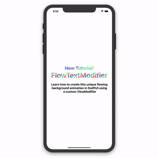 Flowtextmodifier In Swiftui Using A Custom Viewmodifier